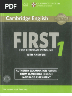 Complete First Cambridge English - B2 - 2014 | PDF