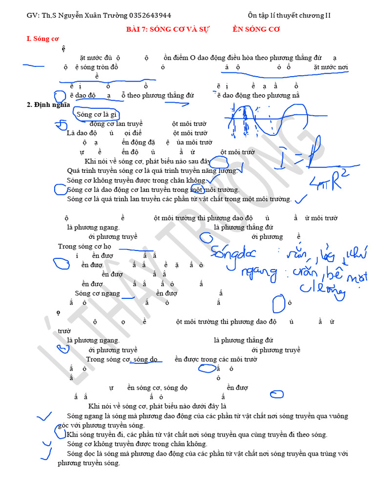 Ly Thuyet Co Ban Chuong 2 | PDF