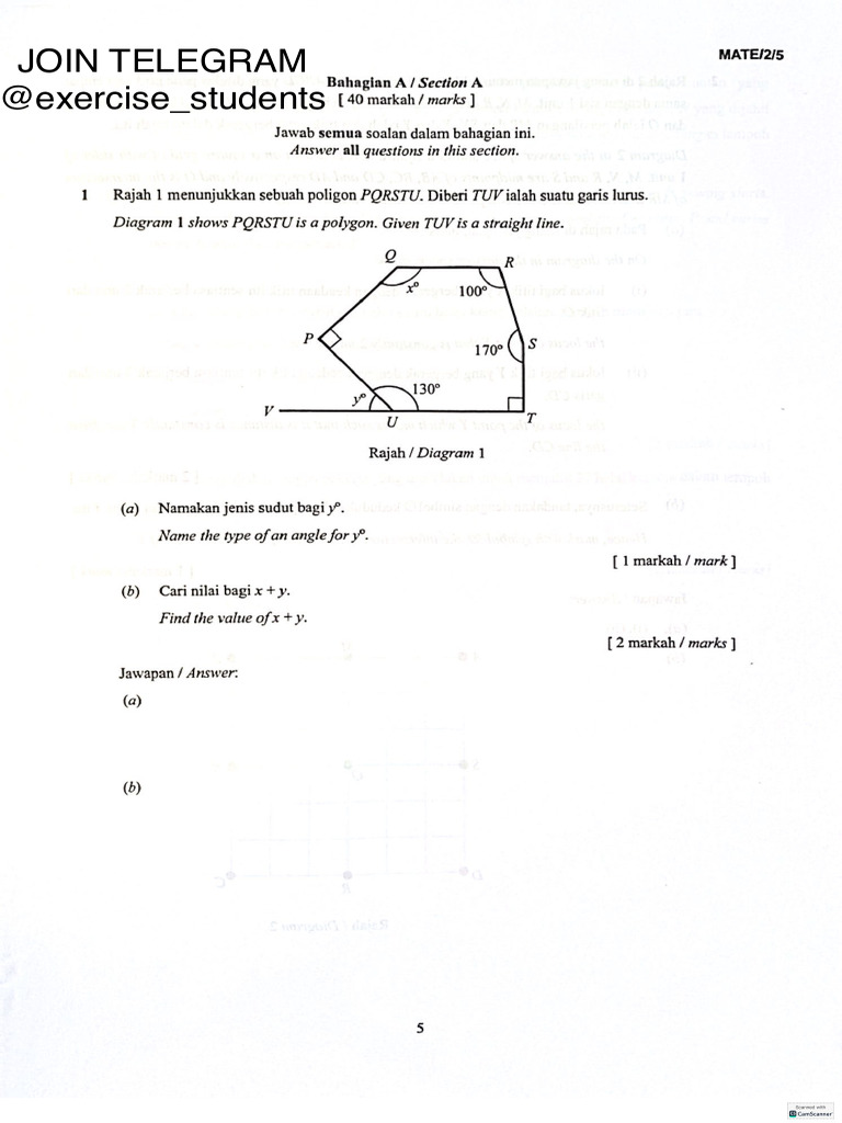 Kertas Trial Maths K2 2024 Spm Kedah Pdf