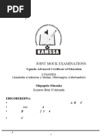 O Level Luganda Syllabus | PDF | Educational Assessment | Teaching Method