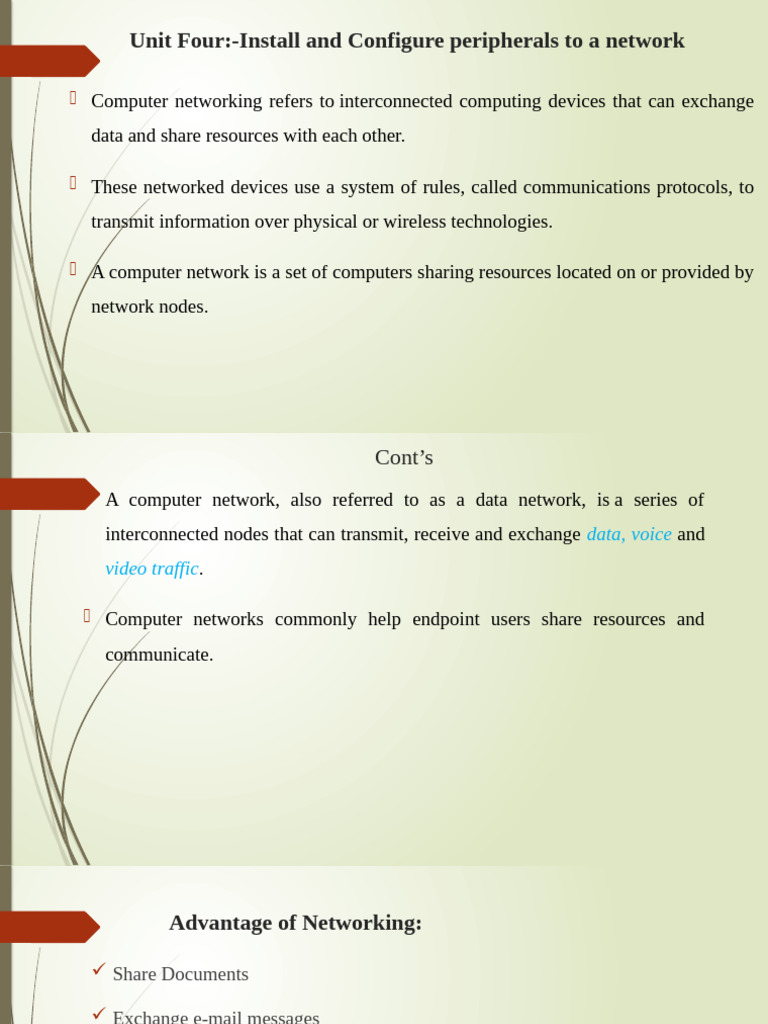 LO 2 - Install and Configure Peripherals To A Network | PDF | Network ...
