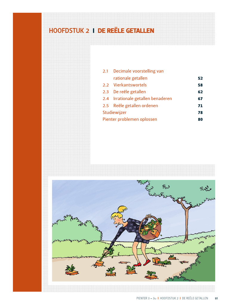 Hoofdstuk 2: de Reële Getallen | PDF