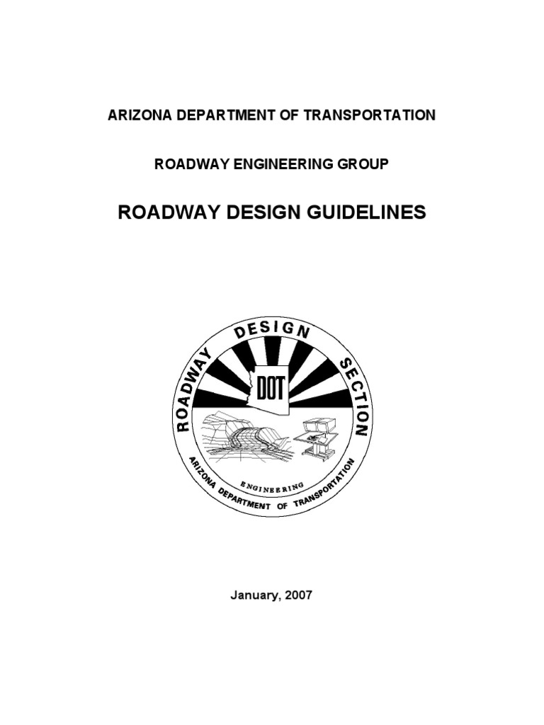 Roadway Design Guidelines | PDF | Interchange (Road) | Controlled ...