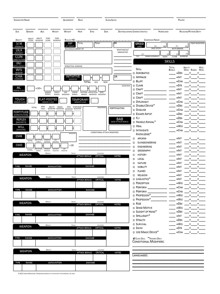 d20 Despot Advanced Character Sheet v1.0 (4) | PDF