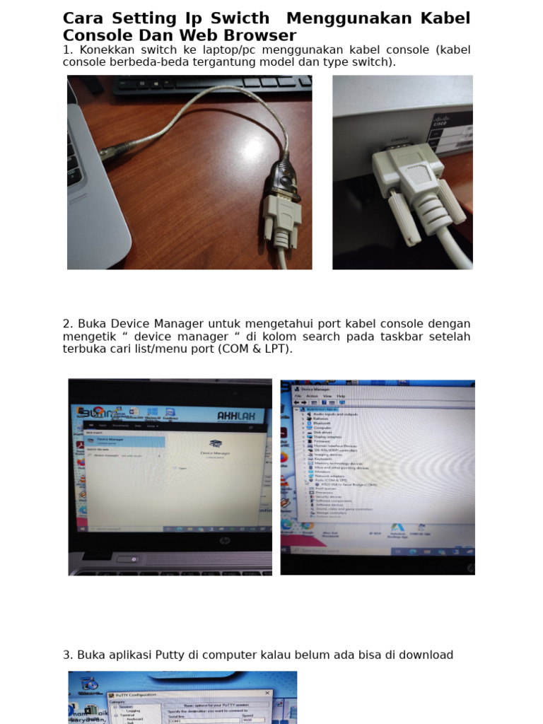 Cara Setting Ip Swicth Baru | PDF