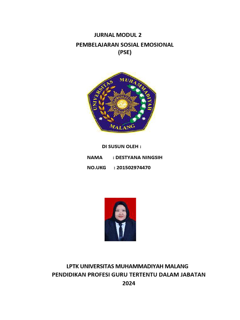 Jurnal Modul 2 Pembelajaran Sosial Emosional (Pse) Destyana Ningsih | PDF