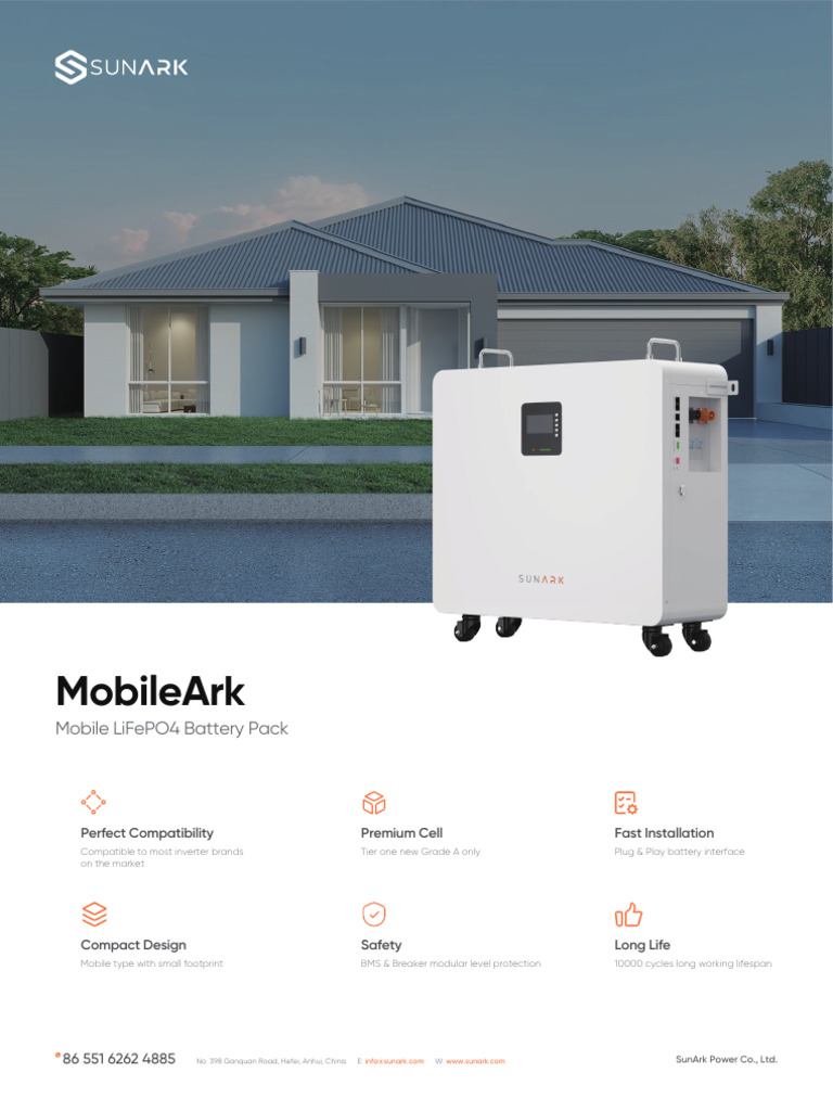 MobileArk-Mobile LiFePO4 Battery Pack 51.2V 5kWh 10kWh 14kWh 15kWh ...