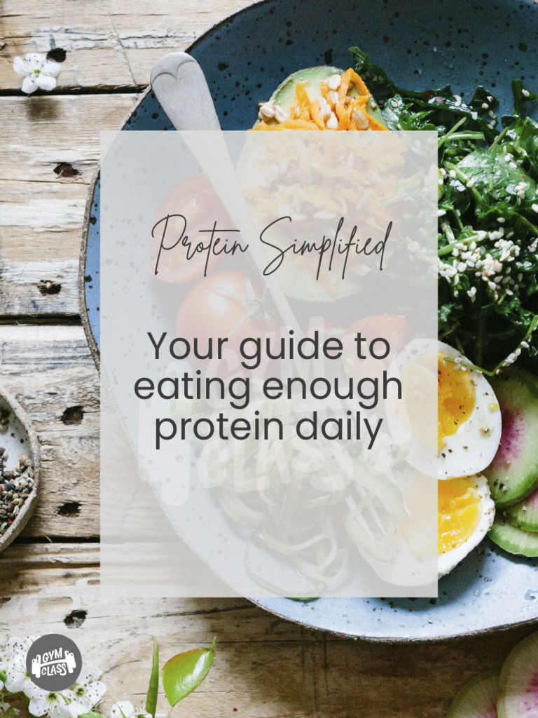 GymClass High Protein Guide | PDF | Salad | Cooking