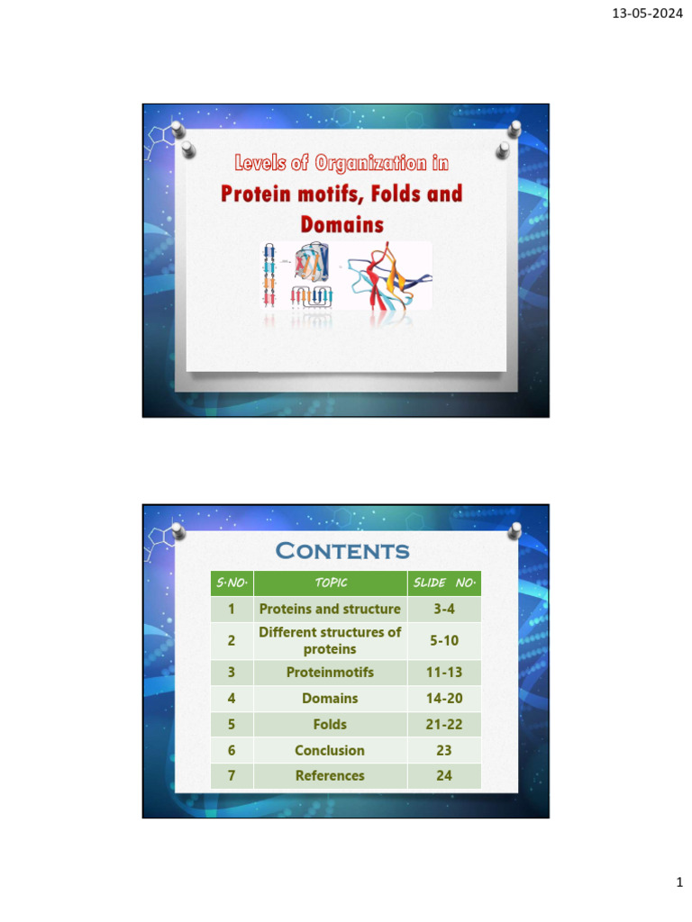 PROTEINS | PDF | Protein Structure | Beta Sheet