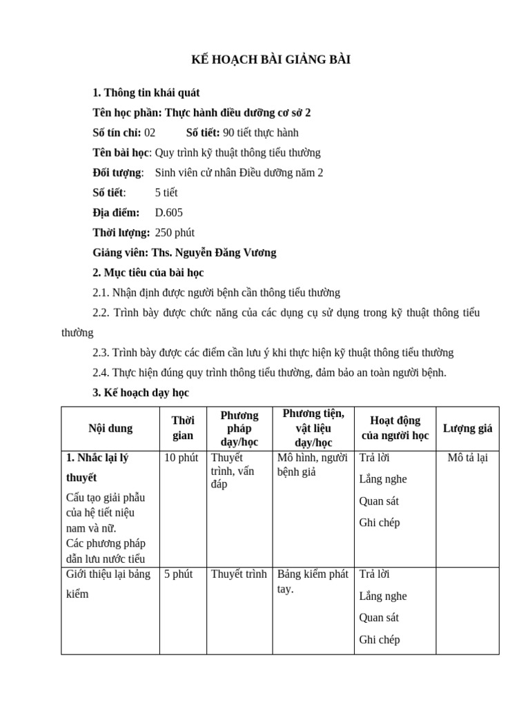 KHBG TH C Hành | PDF