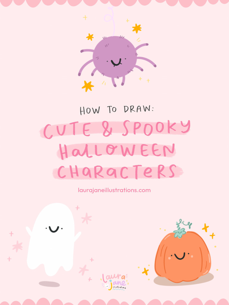 How To Draw Cute and Spooky Halloween Characters | PDF