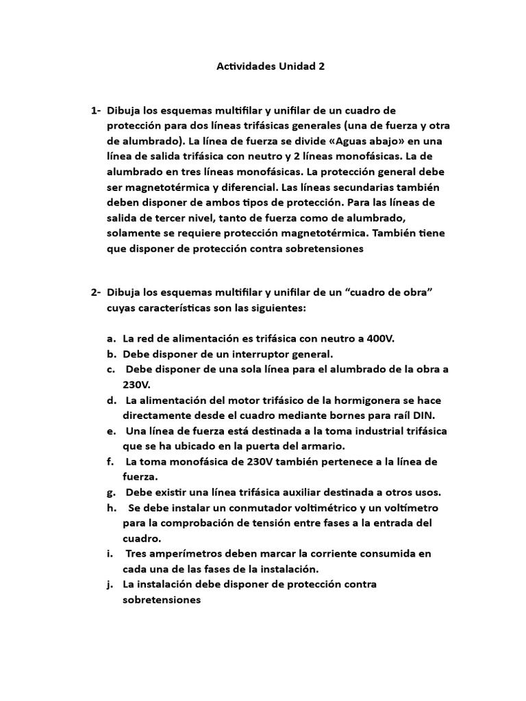 Actividades Unidad 2 | PDF | Tecnología