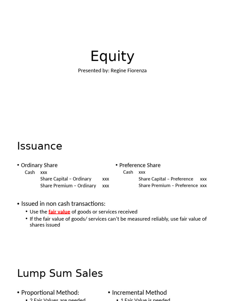 Equity Issuance and Dividend Accounting | PDF