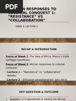 African Resistance to Colonial Rule | PDF | Unita | Angola