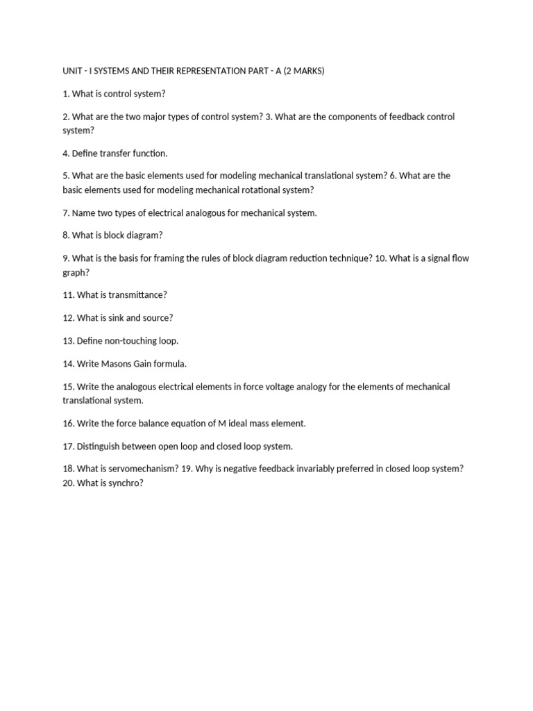 CS Unit 1 Two Mark Question Bank | PDF