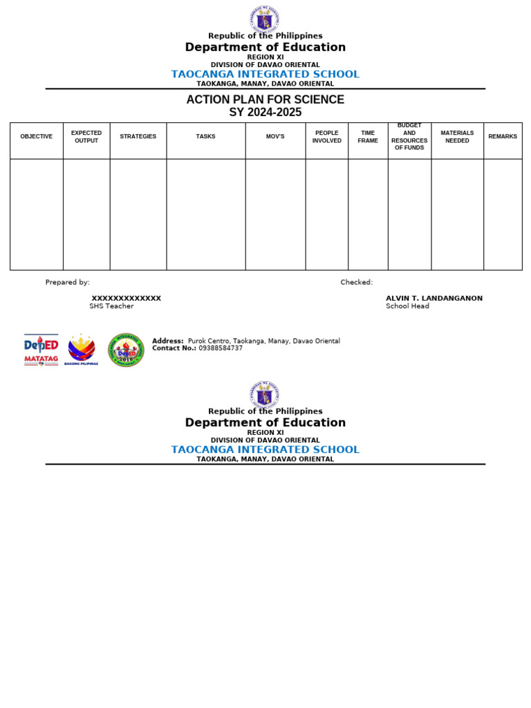 Action Plan | PDF