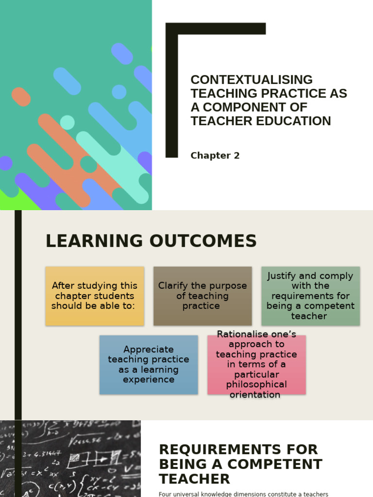 Teacher Education: Context & Competence | PDF | Constructivism ...