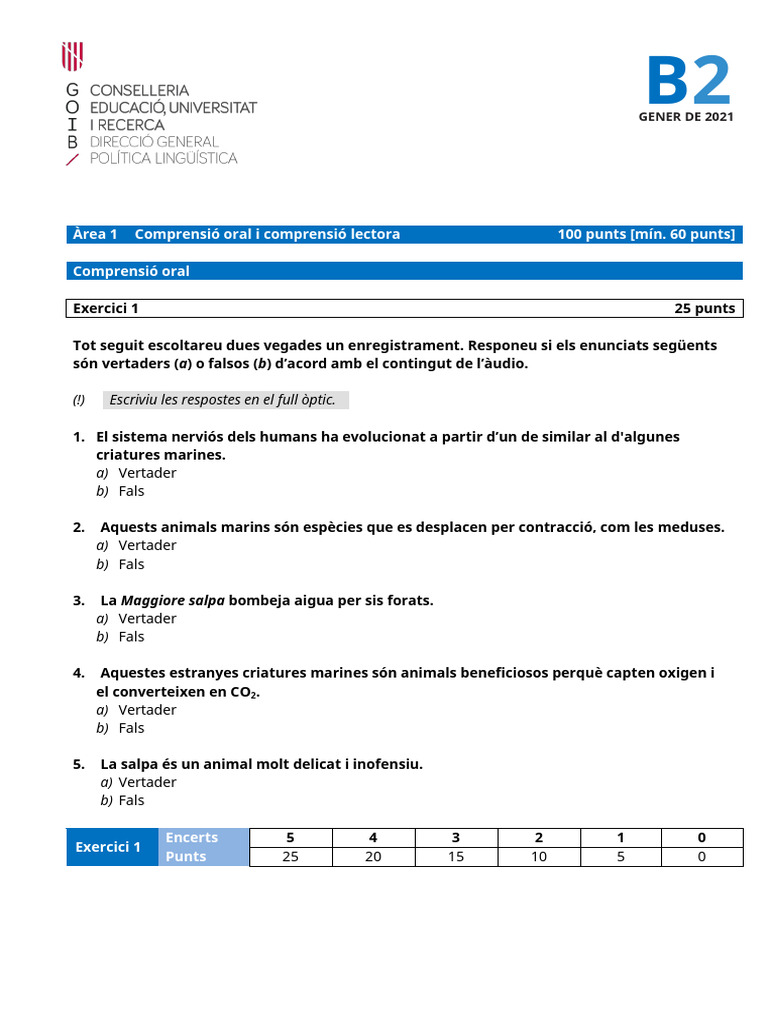 B2 Gen21 Completa | PDF