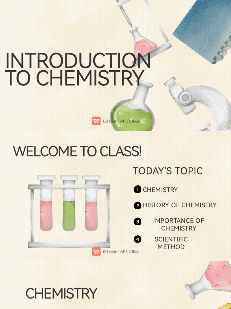 Lesson 1 Introduction To Chemistry-1 | PDF | Chemistry | Alchemy