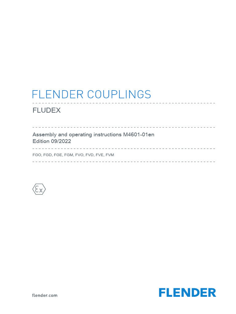 Fludex: Assembly and Operating Instructions M4601-01en Edition 09/2022 ...