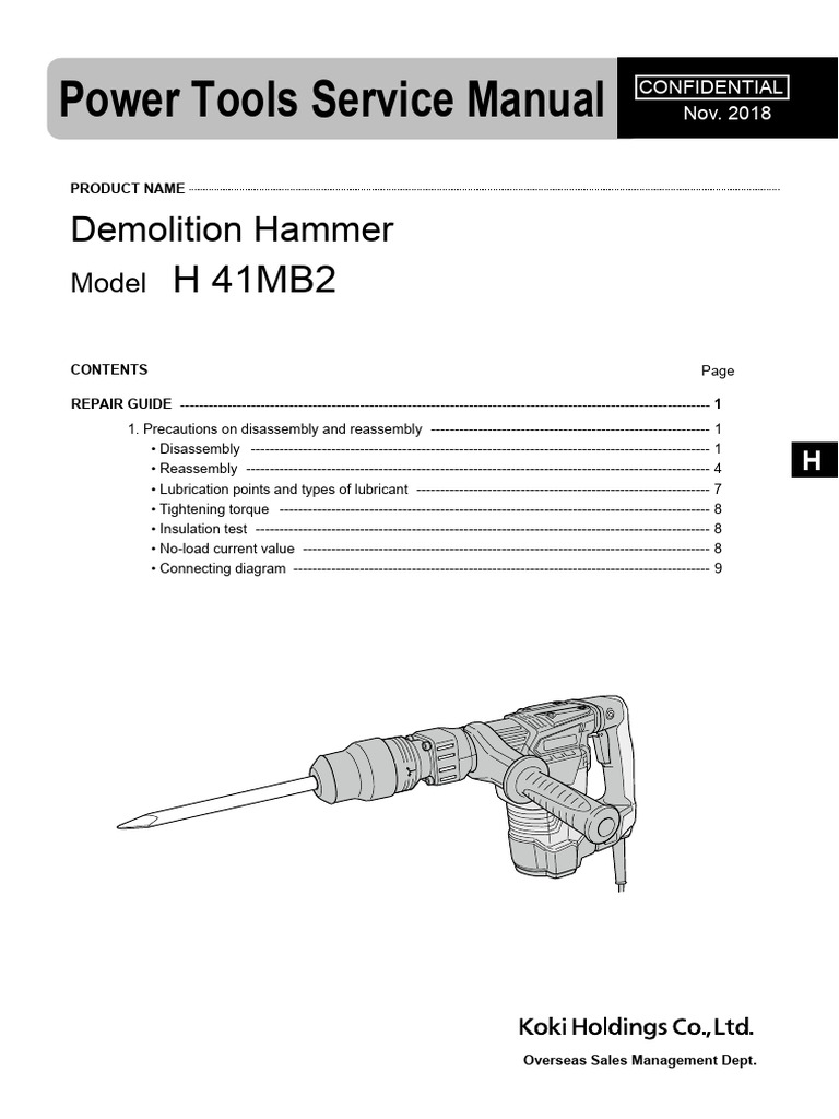 H41MB2_SERVICE (3) | PDF | Piston | Screw