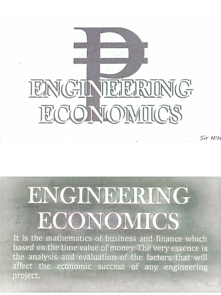 Topic 16 - Engineering Economy 01 | PDF