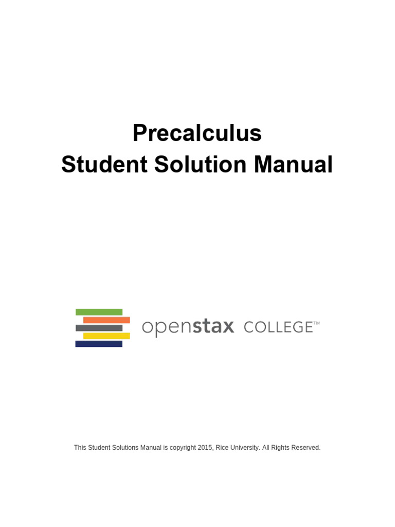 Precalc Student Solution 2015 With Table | PDF | Function (Mathematics ... Precalc Student Solution 2015 With Table | PDF | Function (Mathematics ...