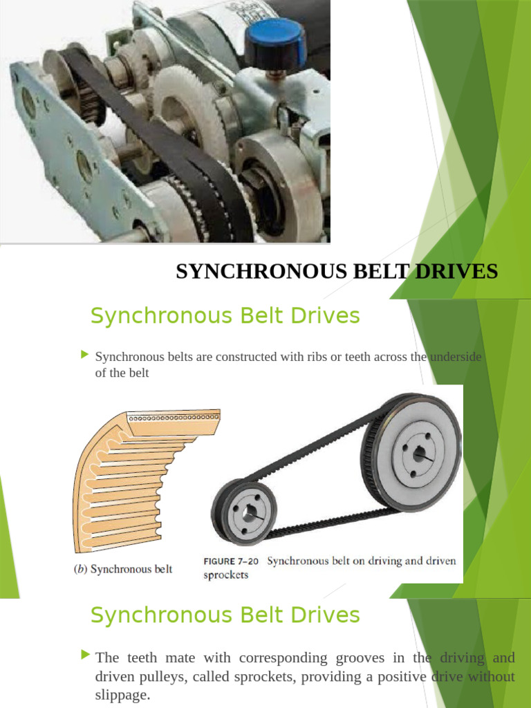 Synchronous Belt Drive Overview | PDF | Belt (Mechanical) | Machines