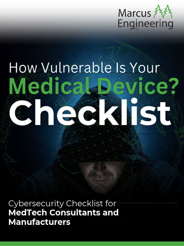 Medical Device Vulnerability Checklist | PDF | Security | Computer Security