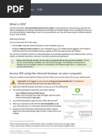 Getting Started With VDI | PDF | Desktop Virtualization | Operating System Families