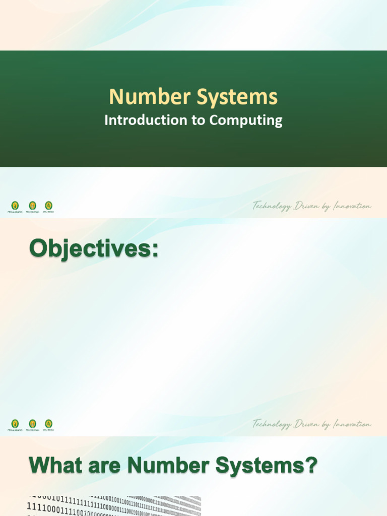 Understanding Number Systems in Computing | PDF | Technology & Engineering