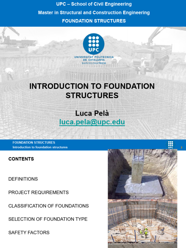 Overview of Foundation Structures | PDF | Deep Foundation | Foundation ...