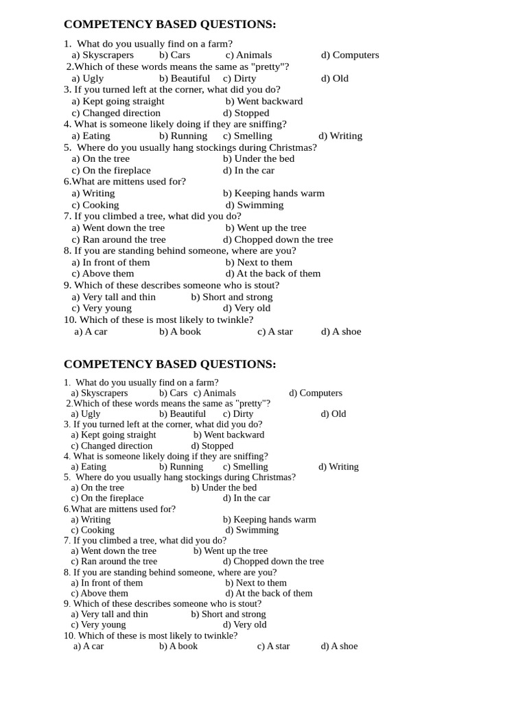 CBQ GRADE 2 ENG | PDF