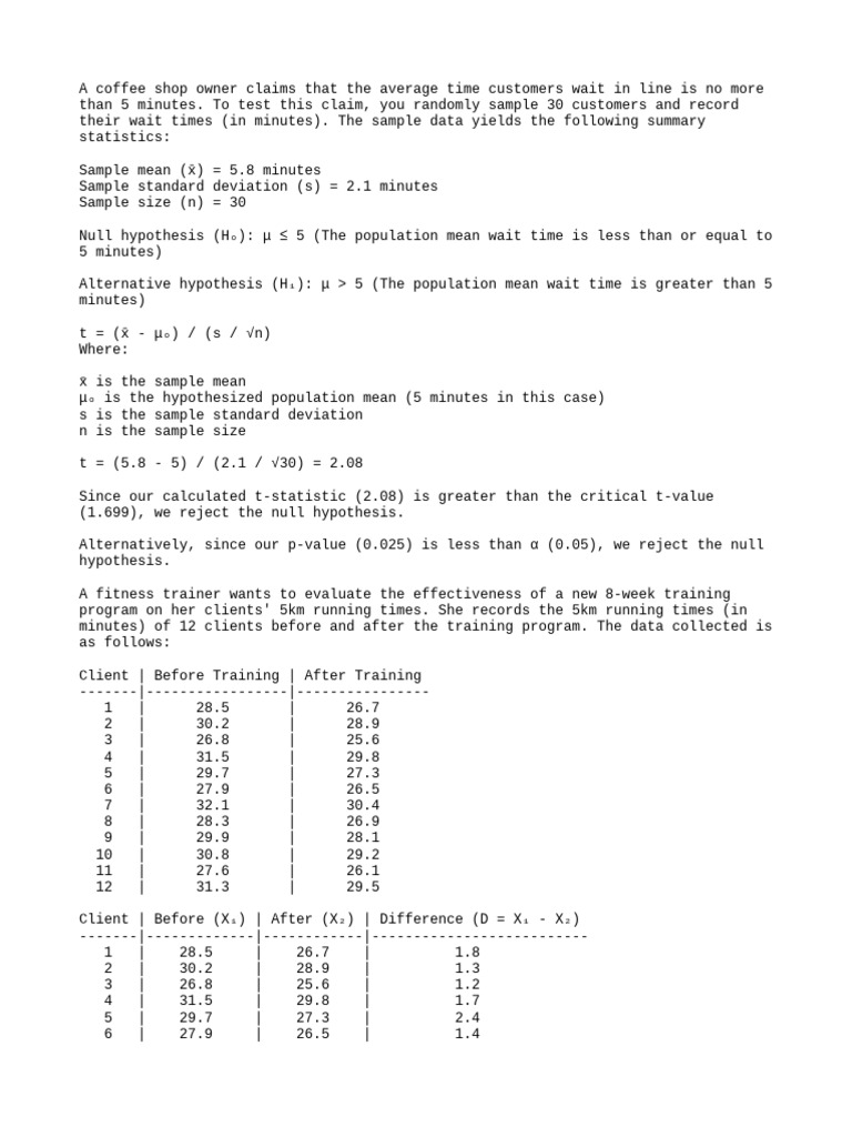 solved problems | PDF | P Value | Probability And Statistics
