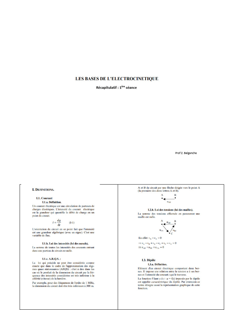 Recapitulatif 1ere Seance | PDF