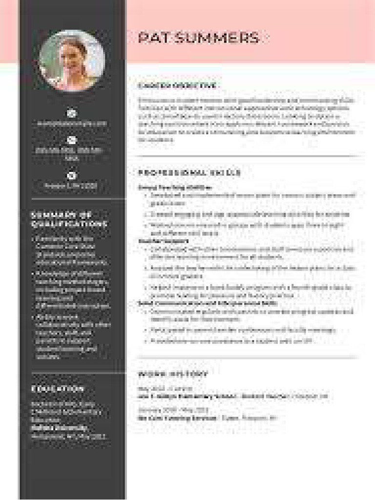 Sample Resume | PDF