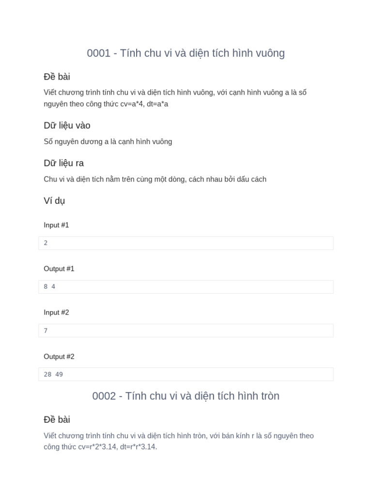 100 Bai Code Python | PDF