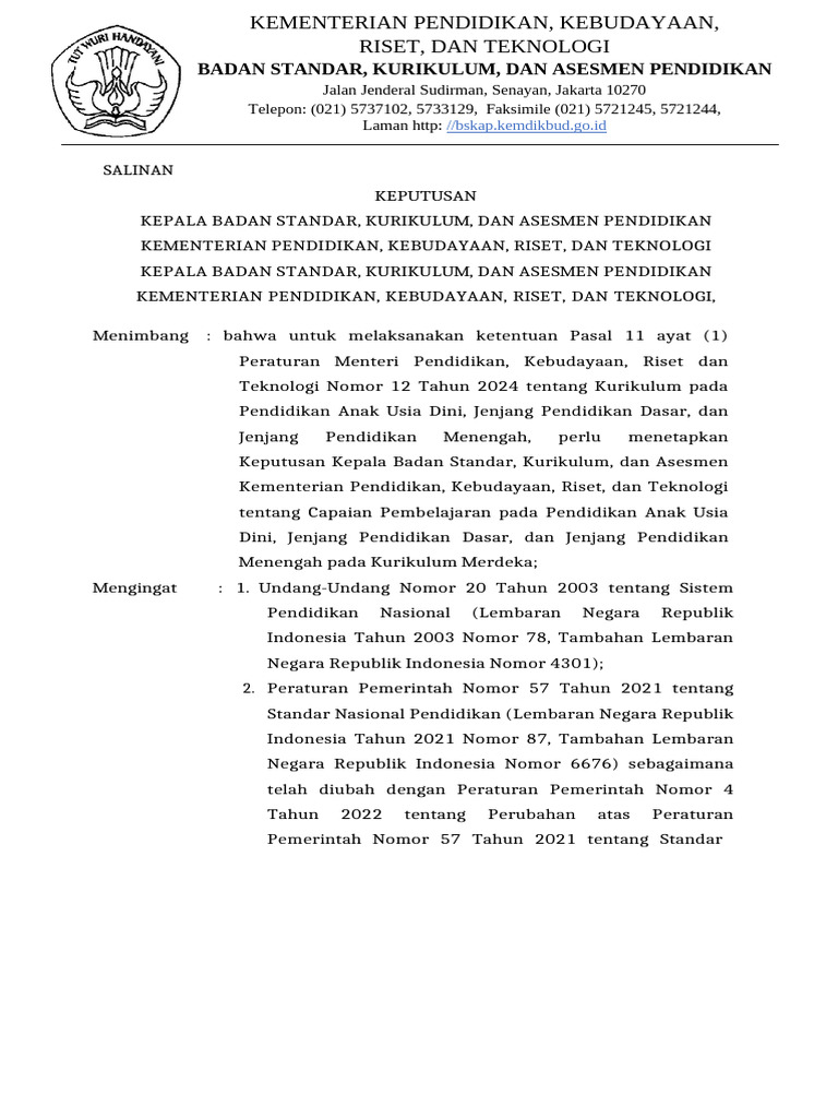 CP Terbaru 2024 - Fase C-1 | PDF