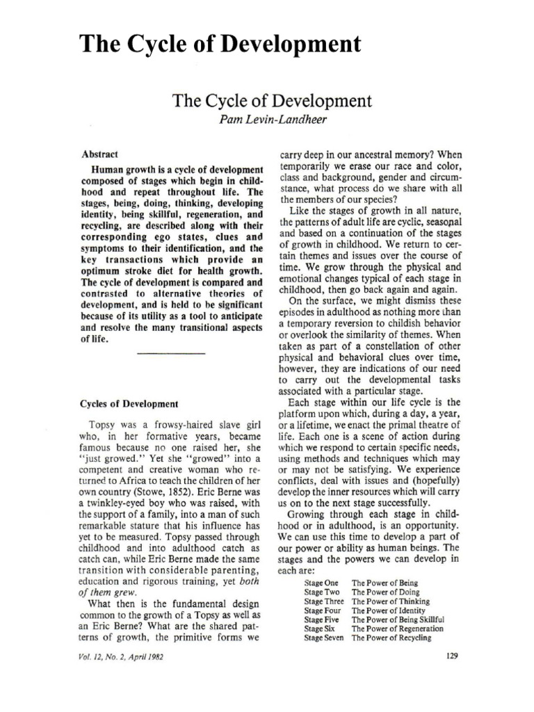 The- Cycle-of-Development | PDF