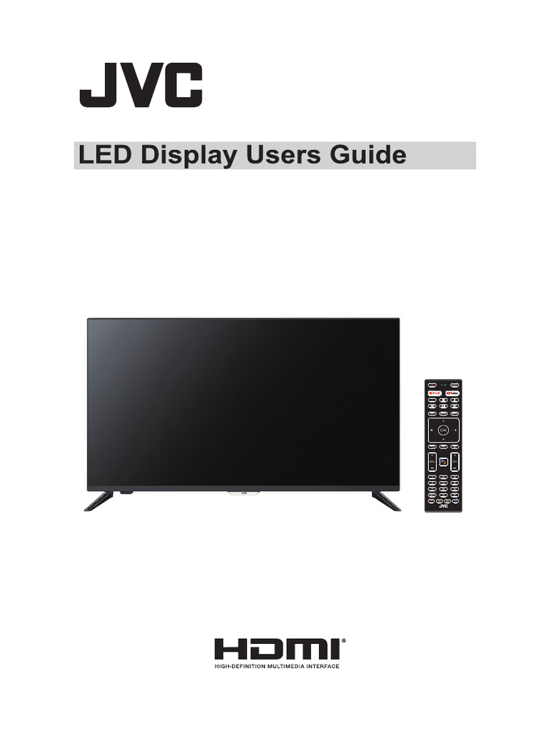 Jvc Smart Tv | PDF | Menu (Computing) | Hdmi