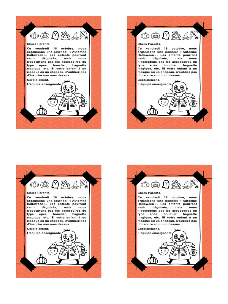 Journée Automne Halloween 2023 | PDF
