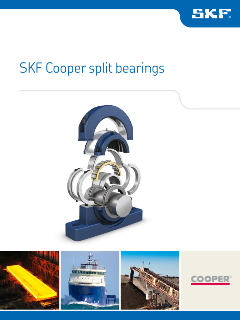 cooper split bearings | PDF | Bearing (Mechanical) | Elevator