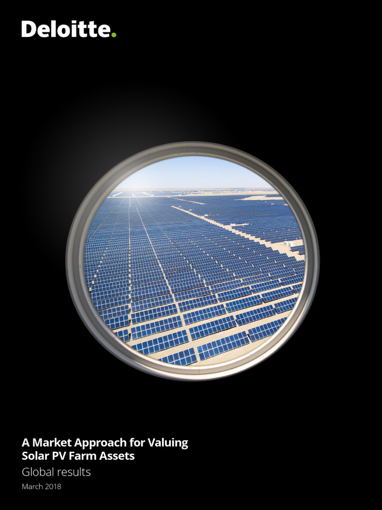 Valuing Solar PV Farm Assets | PDF | Photovoltaics | Renewable Energy