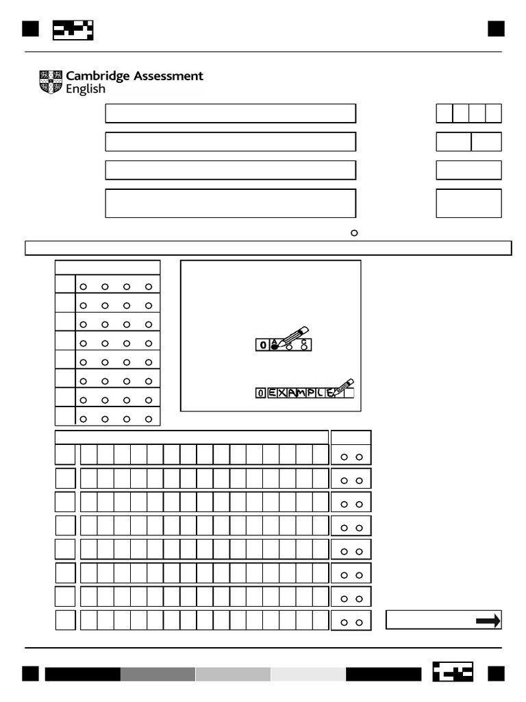 C1 Advanced Reading and UoE Answer Sheet | PDF
