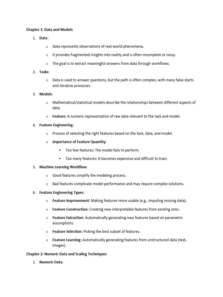 summery of feature eng | PDF | Conceptual Model | Data summery of feature eng | PDF | Conceptual Model | Data