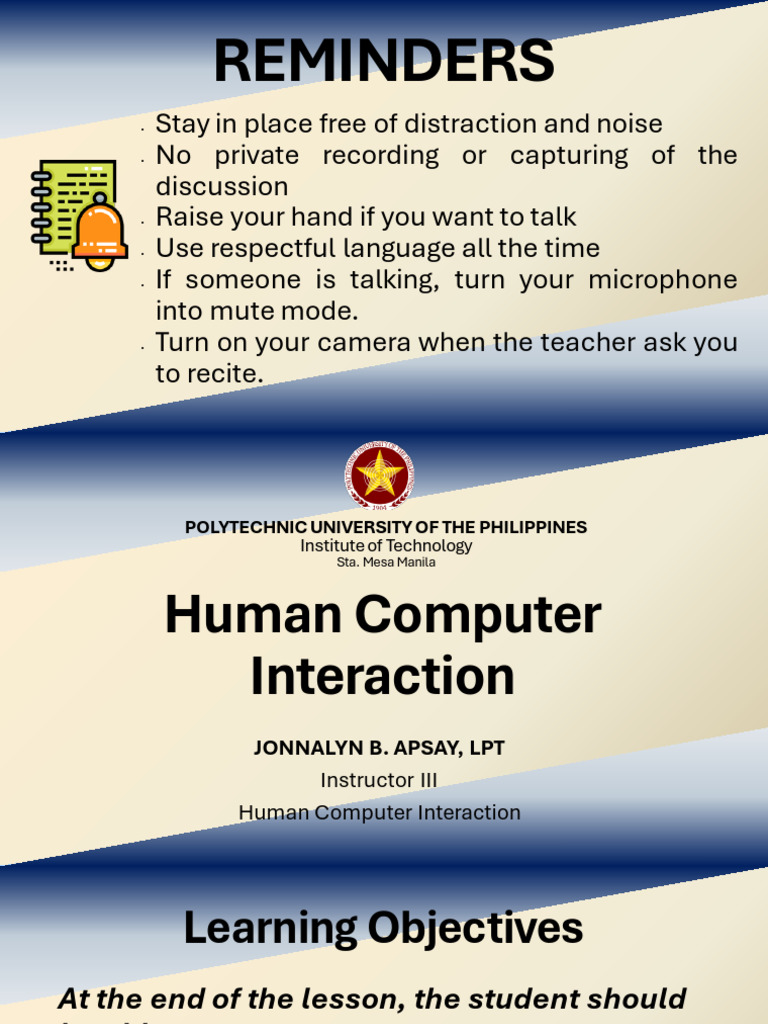 Lesson 2 Intro to HCI - Continuation | PDF | Computer Keyboard | Graphical User Interfaces