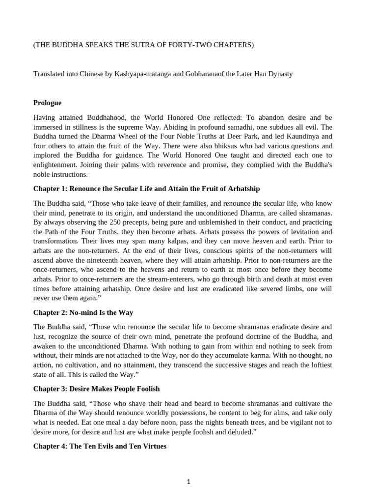 Buddha's Teachings on the Path to Enlightenment | PDF | Enlightenment ...