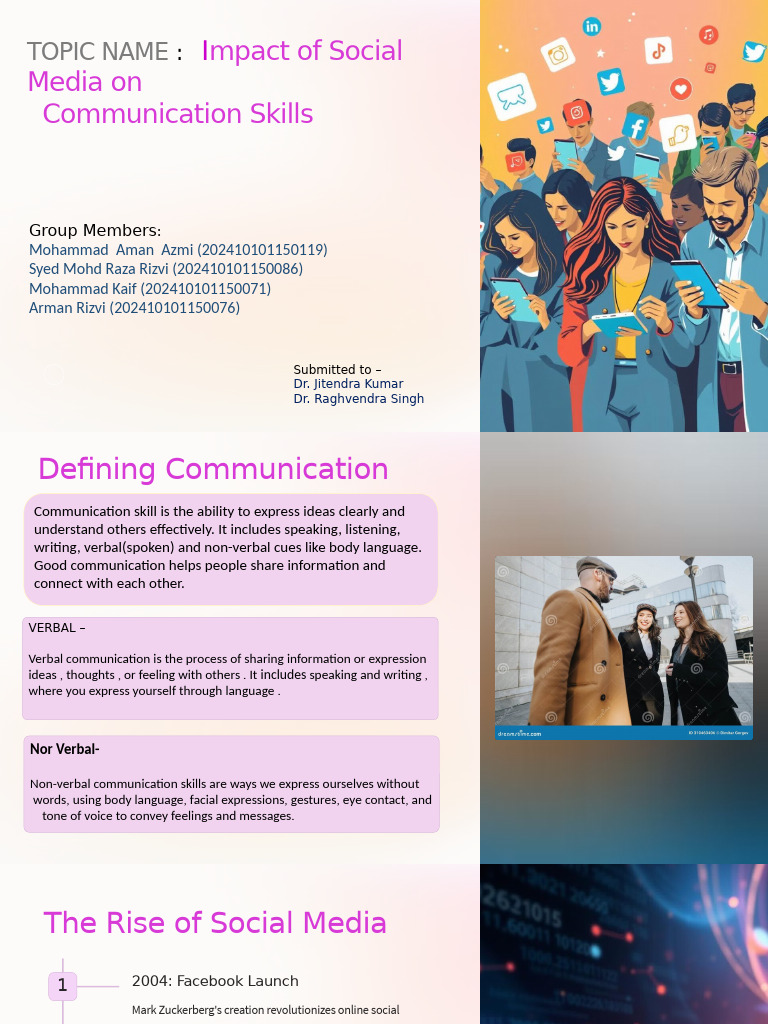 Social Media's Impact on Communication Skills | PDF | Communication ...