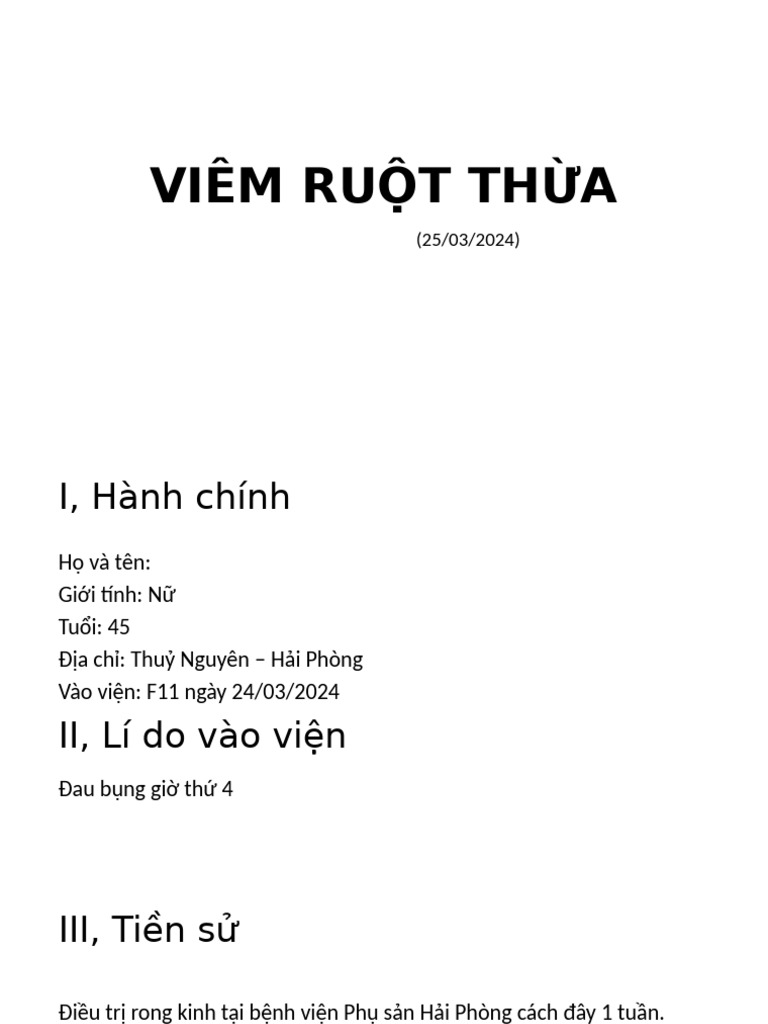 Viêm Ru T TH A | PDF
