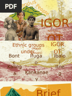 Igorot Tribe:: Culture & Language | PDF | Ethnic Groups | Ethnicity
